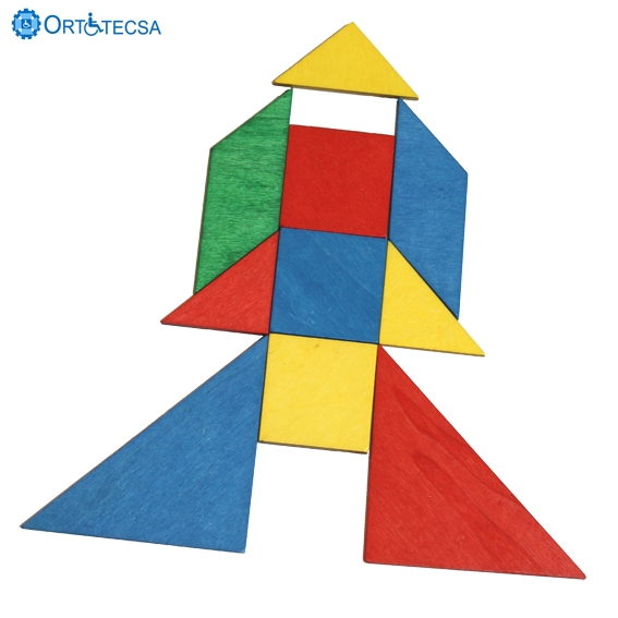 Occupational Therapy: MULTI-COLOUR TANGRAM – J.T.11117